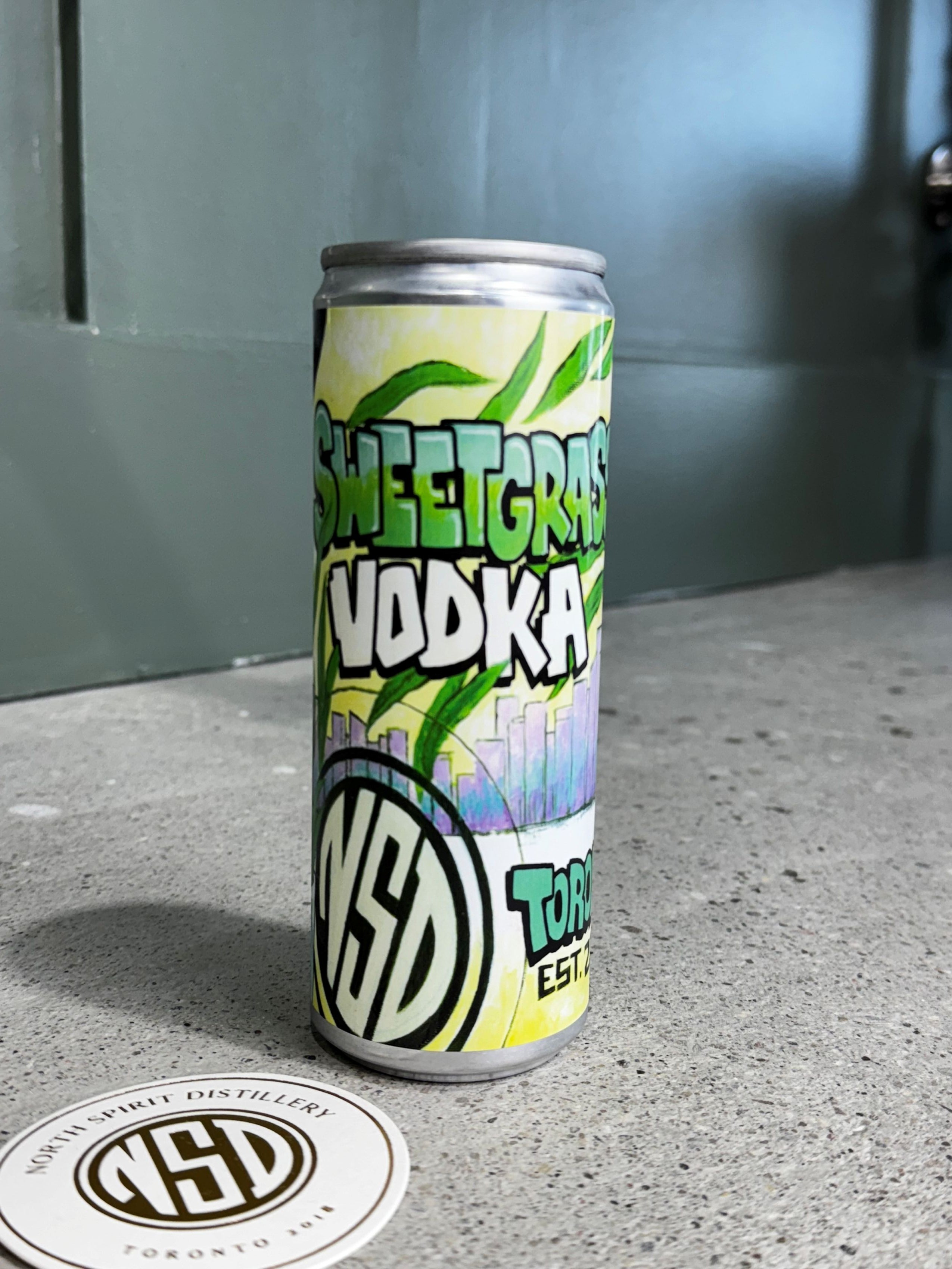 Sweetgrass Vodka Soda (5%alc.vol.355ml) – North Spirit Distillery